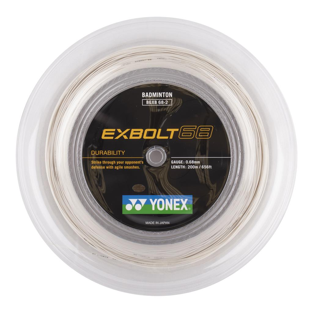 YONEX BG XB Exbolt 68 white 200m, 139,00