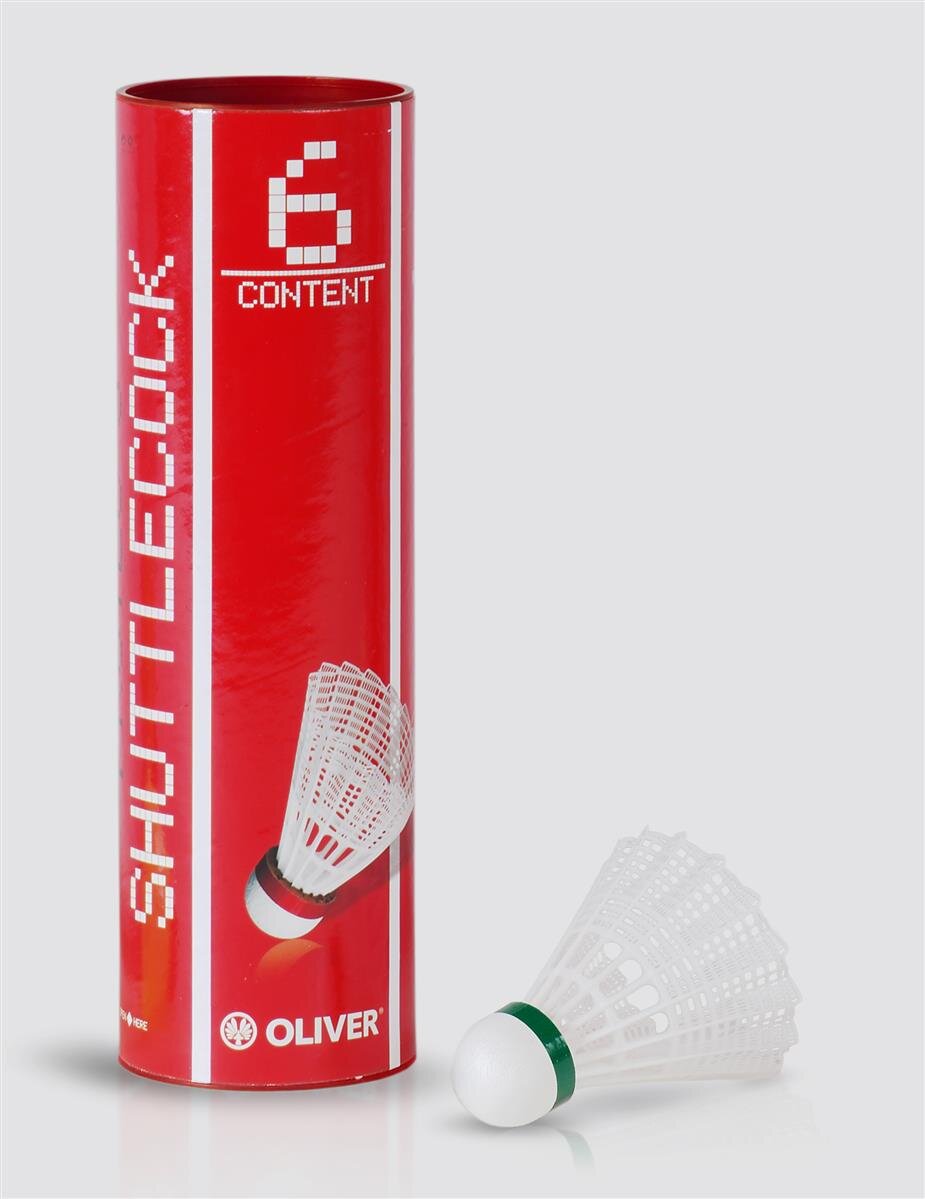 OLIVER Badminton Bälle ProTec 5 6er Nylon, 10,95